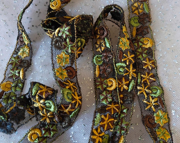 RARE Antique Edwardian Pink Rose Rosebuds Silk Ribbonwork Embroidered ...