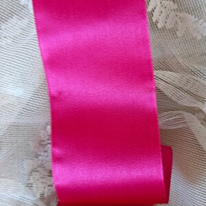 Antique 1920s RARE & Gorgeous Rich Deep PINK SILK Ribbon 2 Wide ...