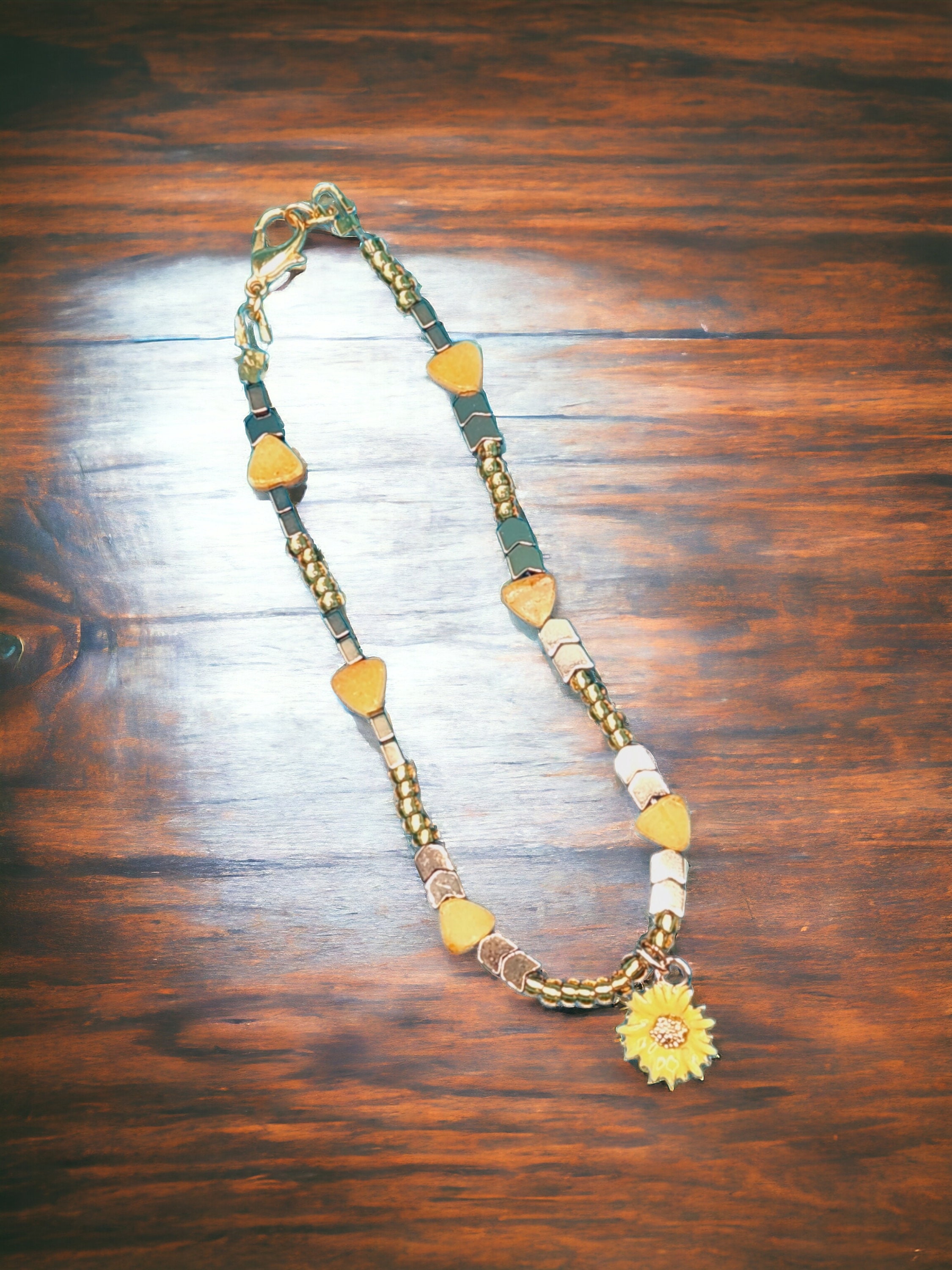 Oshun Golden Beaded Ide /ifa/isese/orisha - Etsy