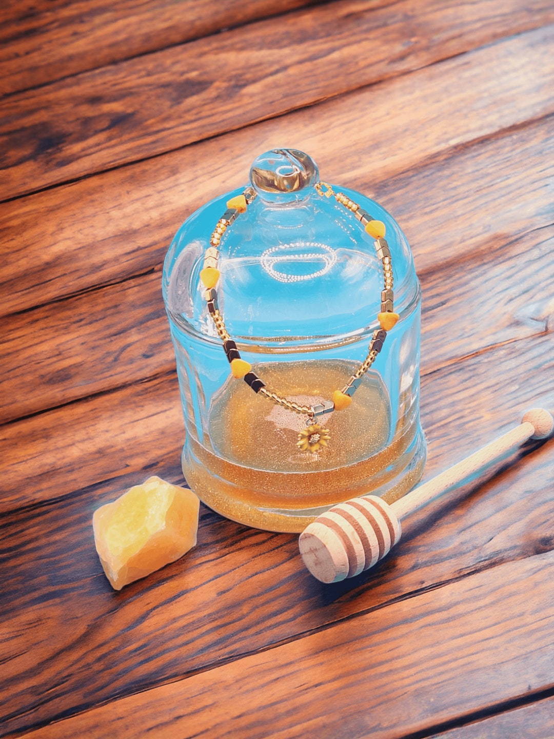 Oshun Golden Beaded Ide /ifa/isese/orisha - Etsy