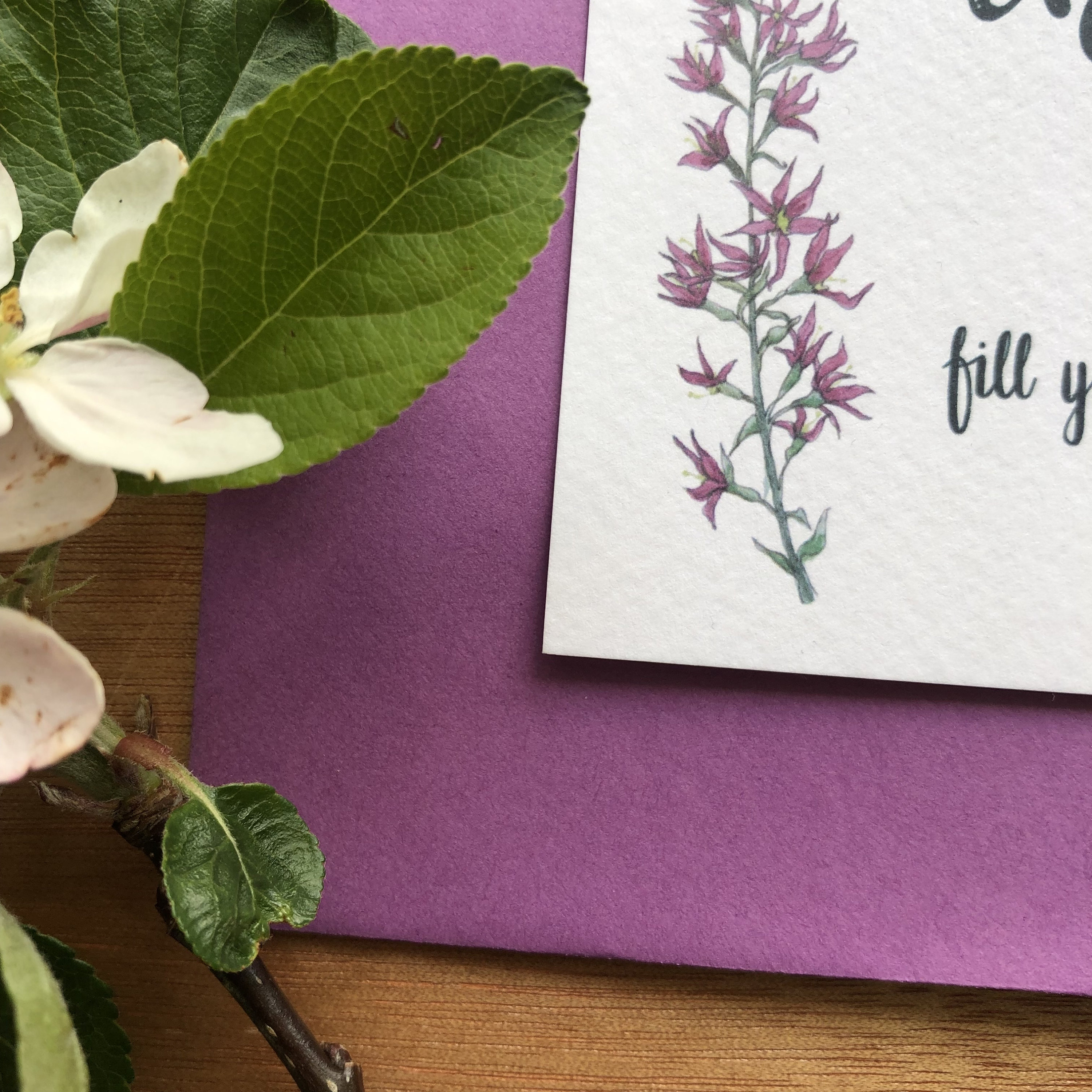 Christian Thank You Card With Hand-lettered Bible Verse and Hand ...