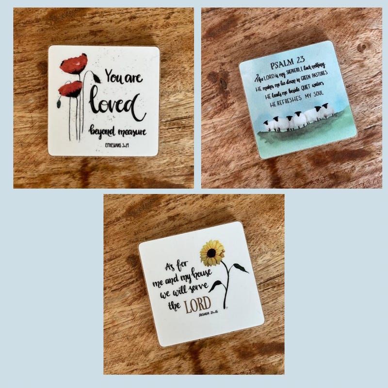 Bible Verse Magnets - Etsy