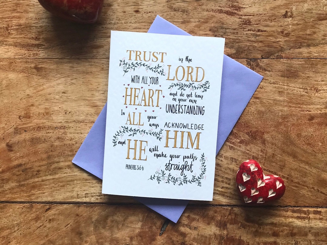 Christian Greetings Card. Christian Prayer Card. Scripture Card ...