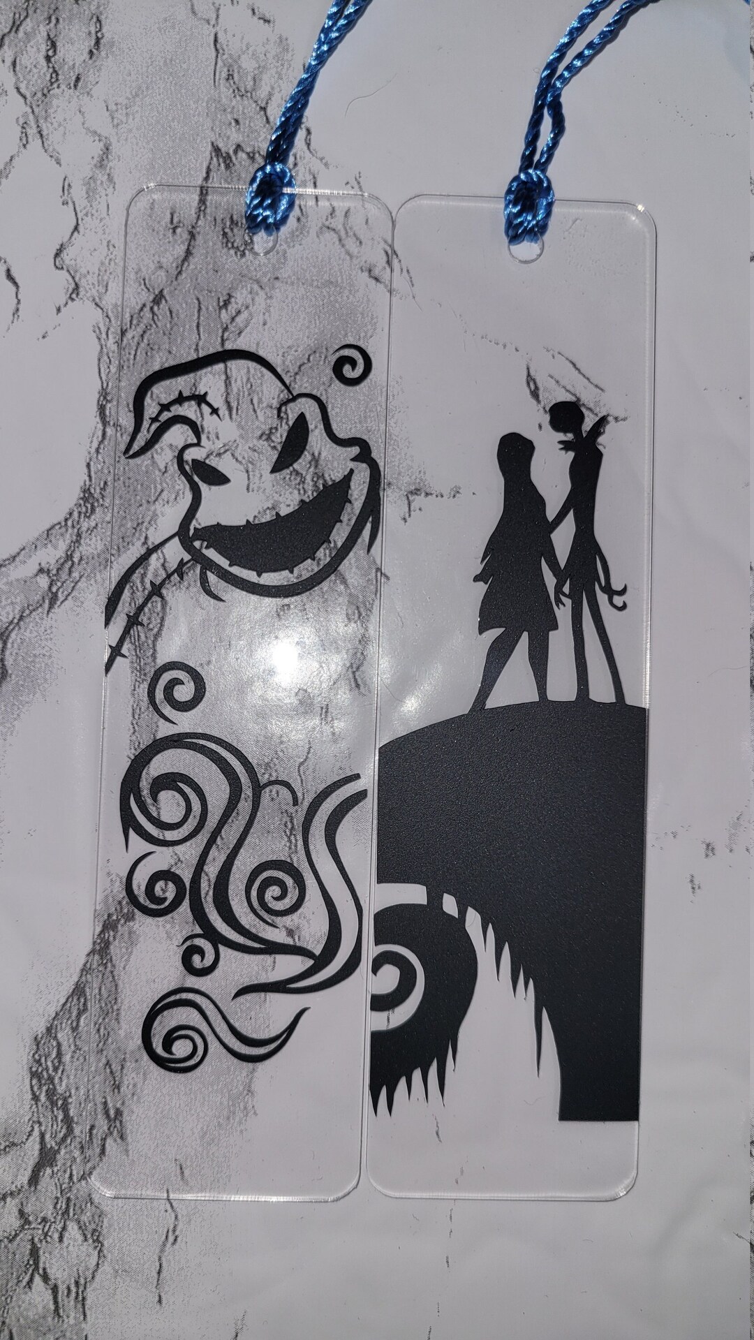 Personalized Nightmare Before Christmas Acrylic Bookmark | Oogie Boogie ...