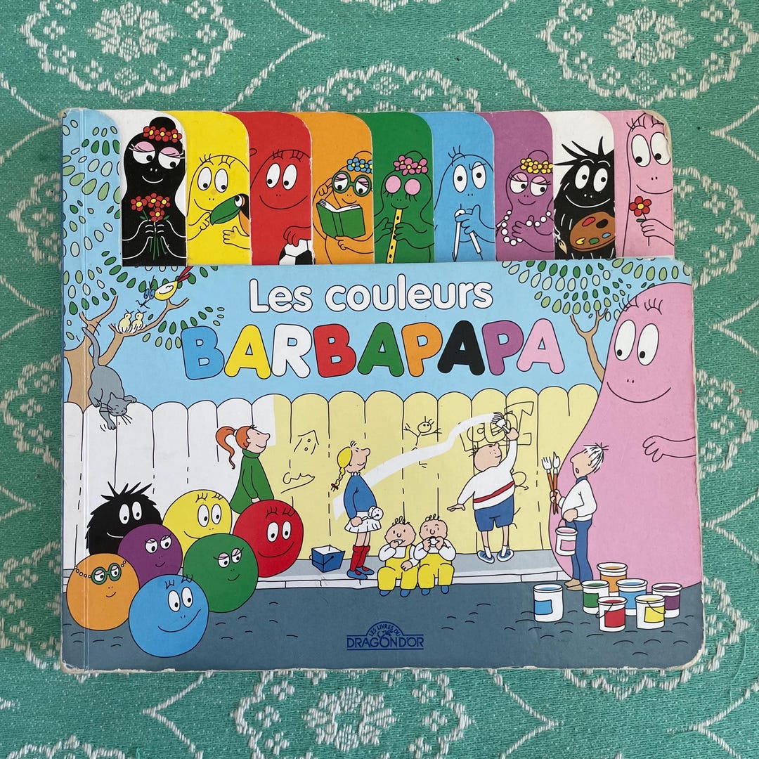 Barbapapa Les Couleurs. FRENCH Book. the Colours, Fun Pictures ...