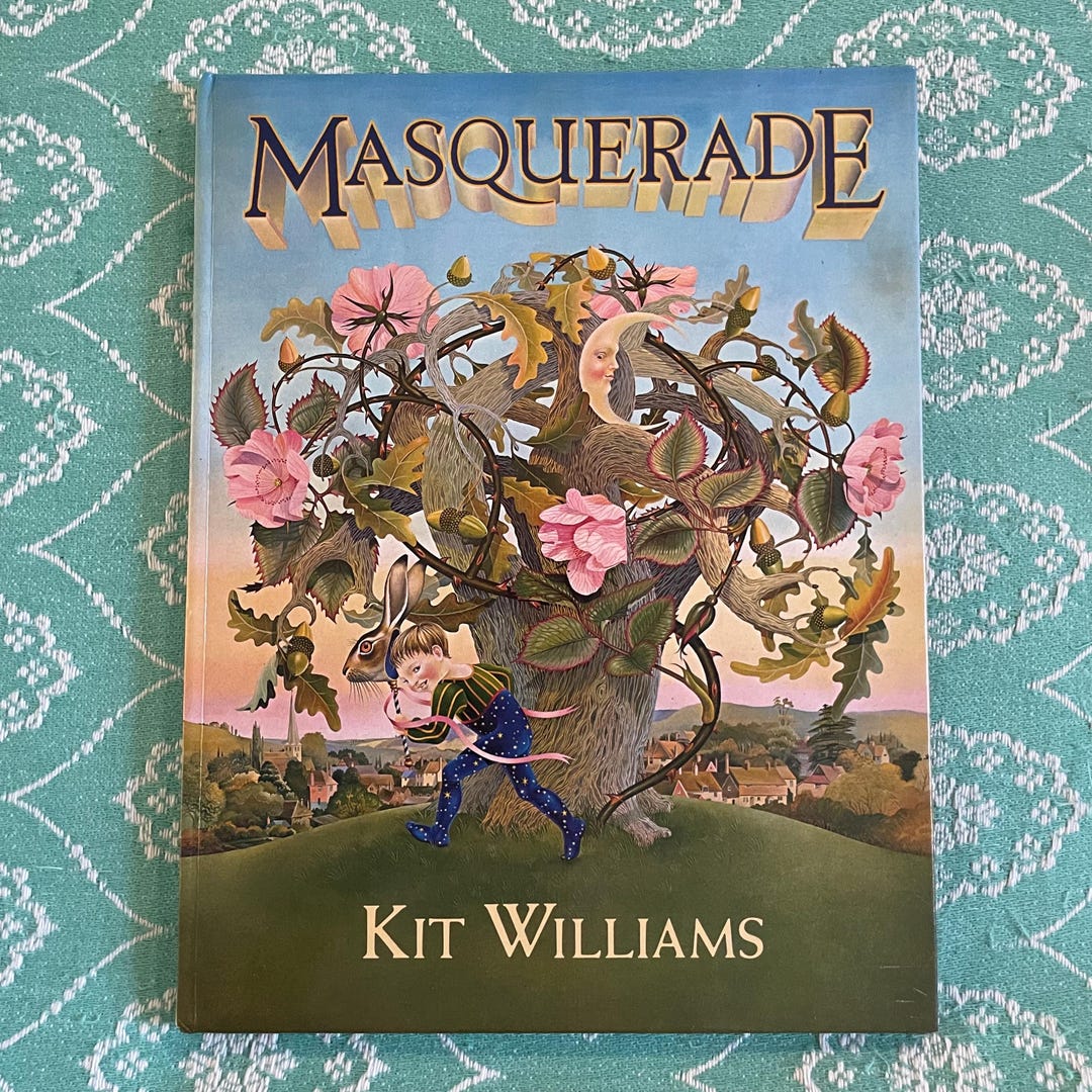 Masquerade Book.1979 Kit Williams. Children’s Books. Riddles, Puzzle. Hardback. Illustration ...