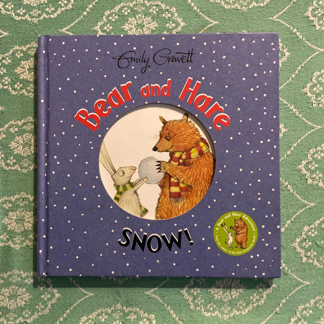 Bear and Hare. Snow Emily Gravett Books. Classic Christmas Book - Etsy