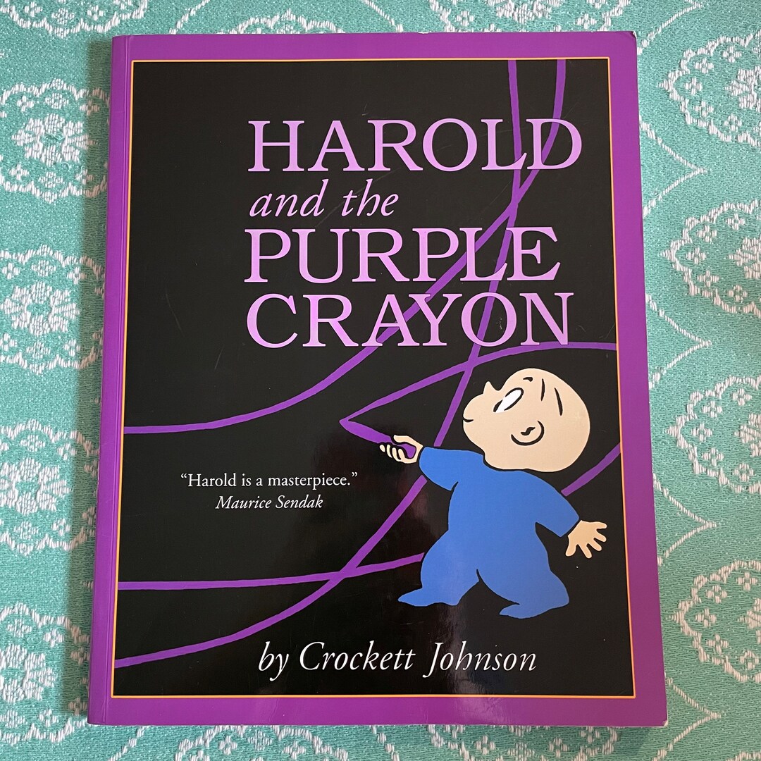Harold and the Purple Crayon. Story Book. Illustration. Crockett ...