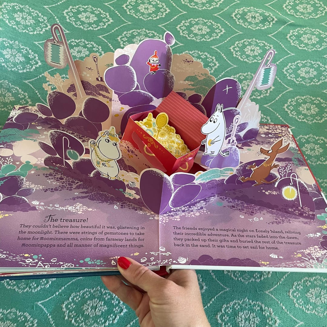 Moomin and the Great Treasure Hunt. Pop up Adventure Book.moomins ...