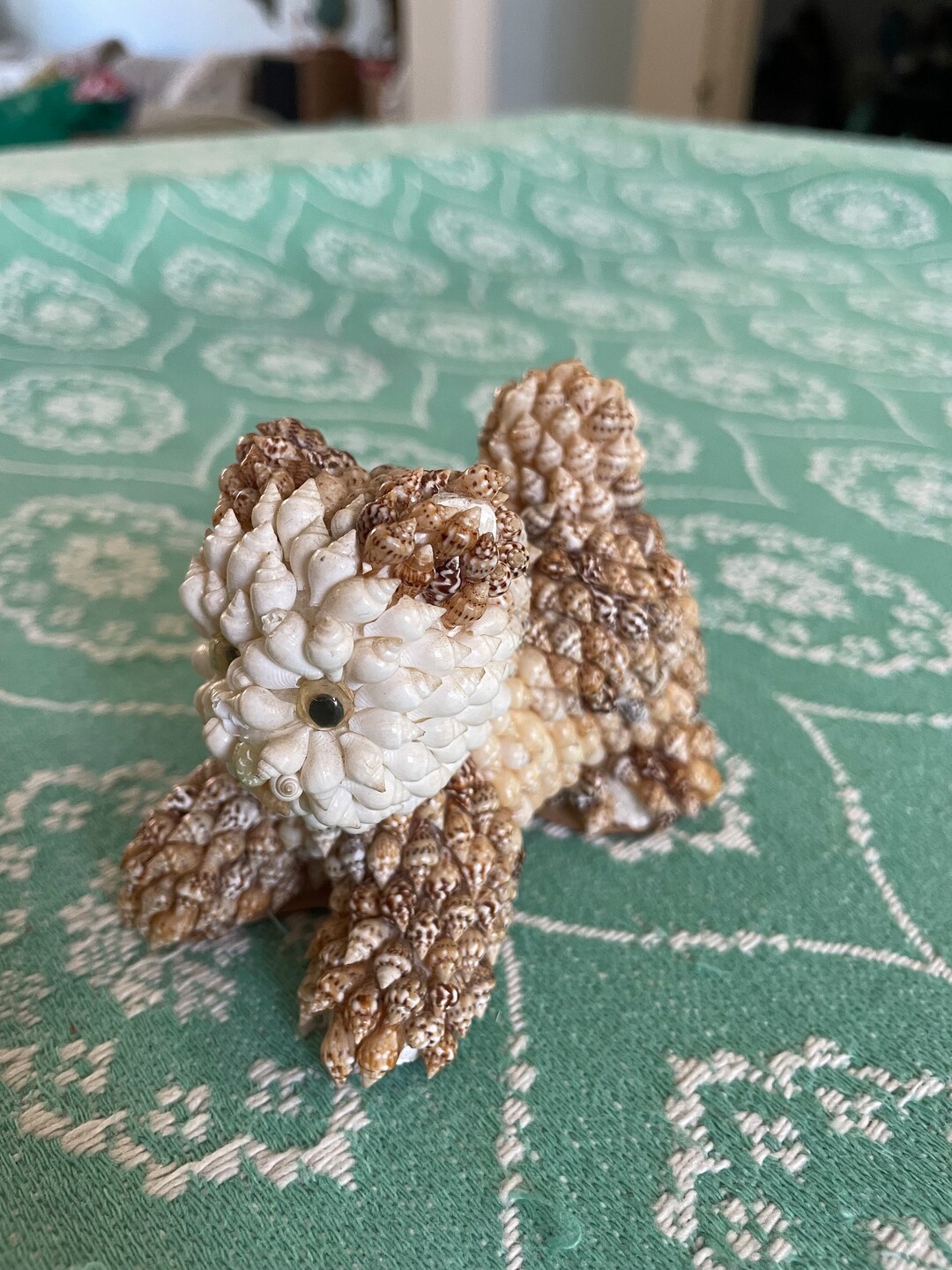 Shell Cat. Vintage Treasure, Beach Shells Beach. Ornament. Keepsake ...