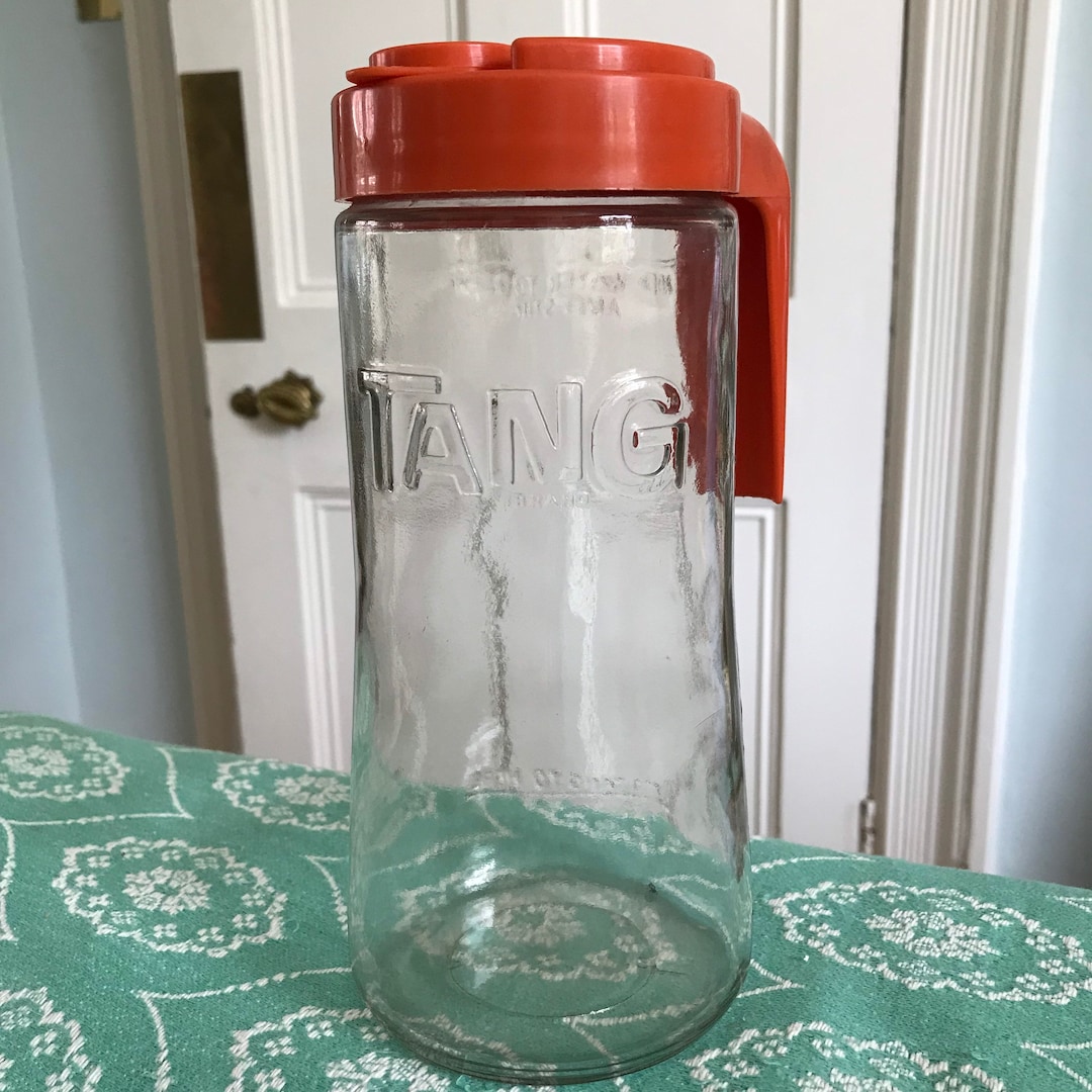 Tang Glass Jug Pitcher. Orange Plastic. American. Drink. - Etsy