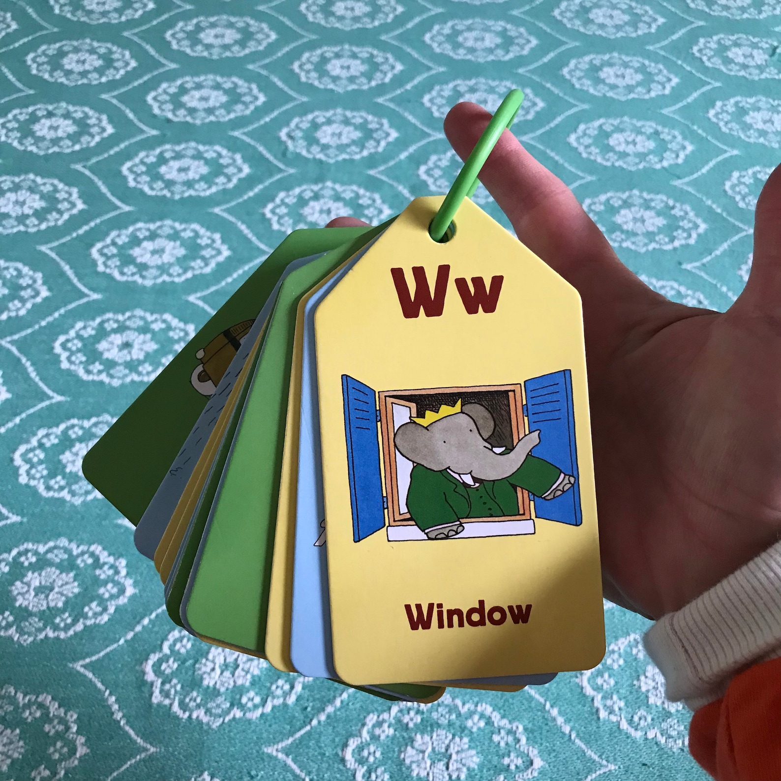 Babar the Elephant Baby Words Flip Chart. Illustrations. Book. - Etsy UK