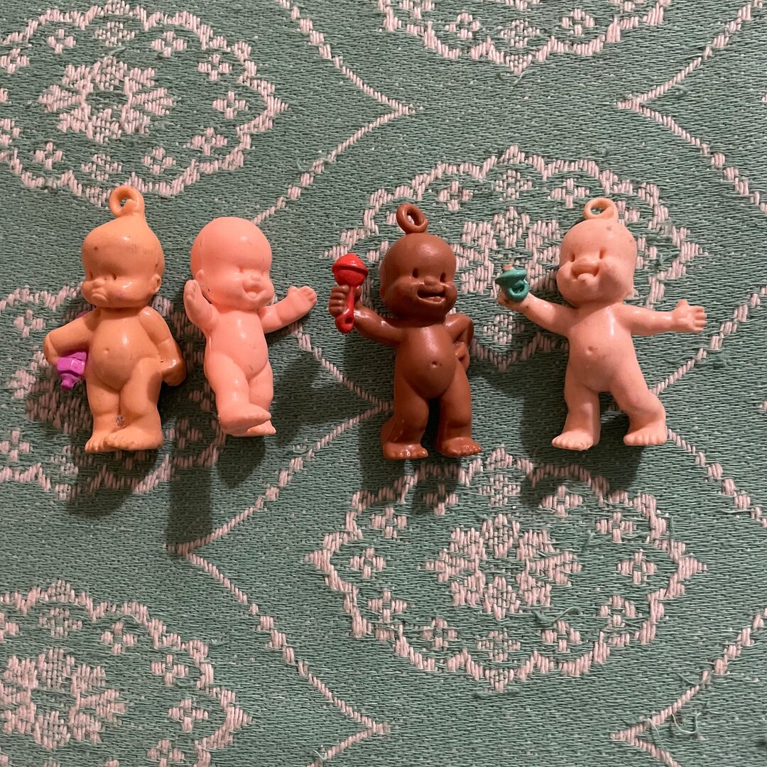 Vintage 1989 Oodles Babies, Dolls. Set of 4. 90s Plastic Vintage Baby ...