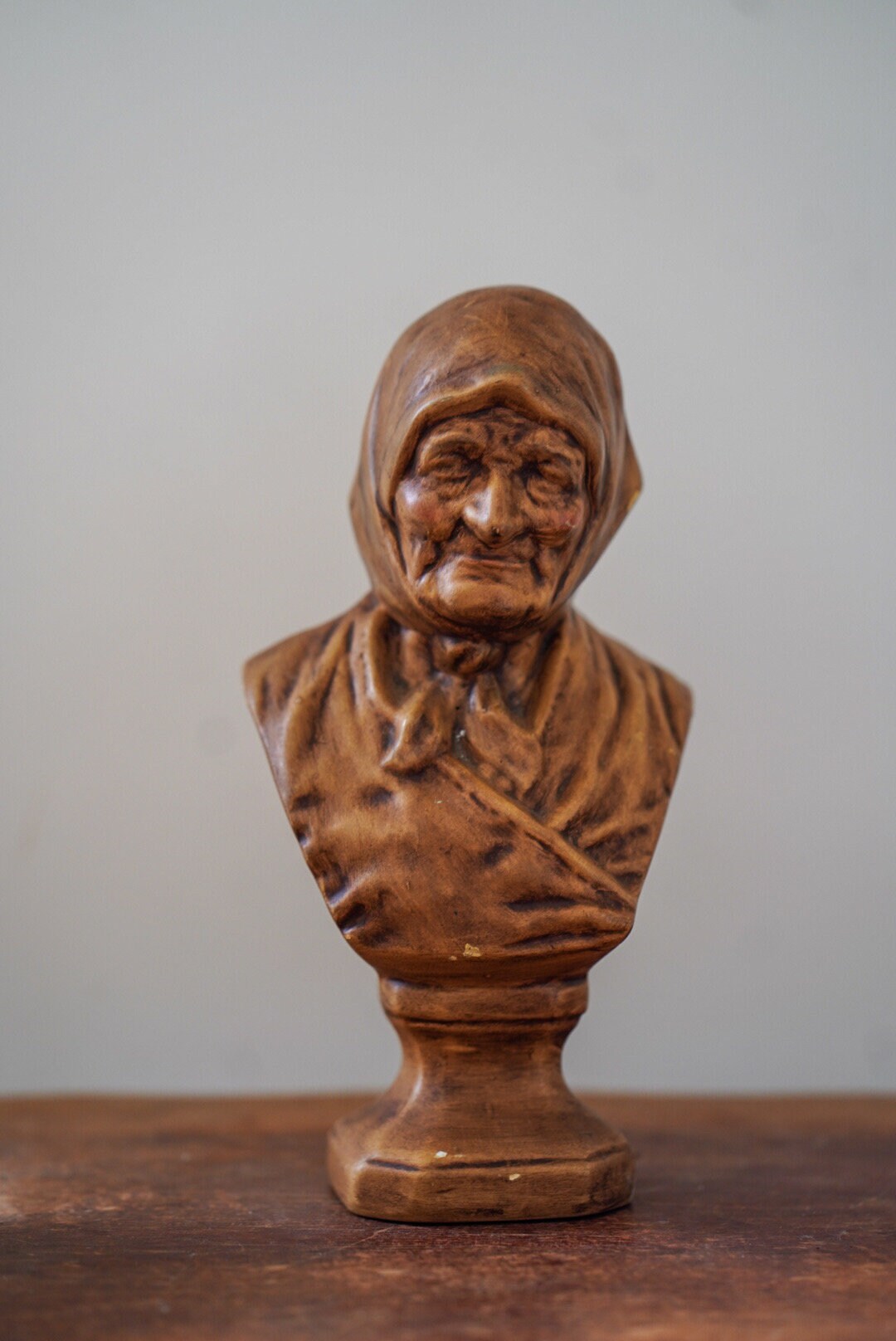 Vintage Old Lady Bust - Etsy