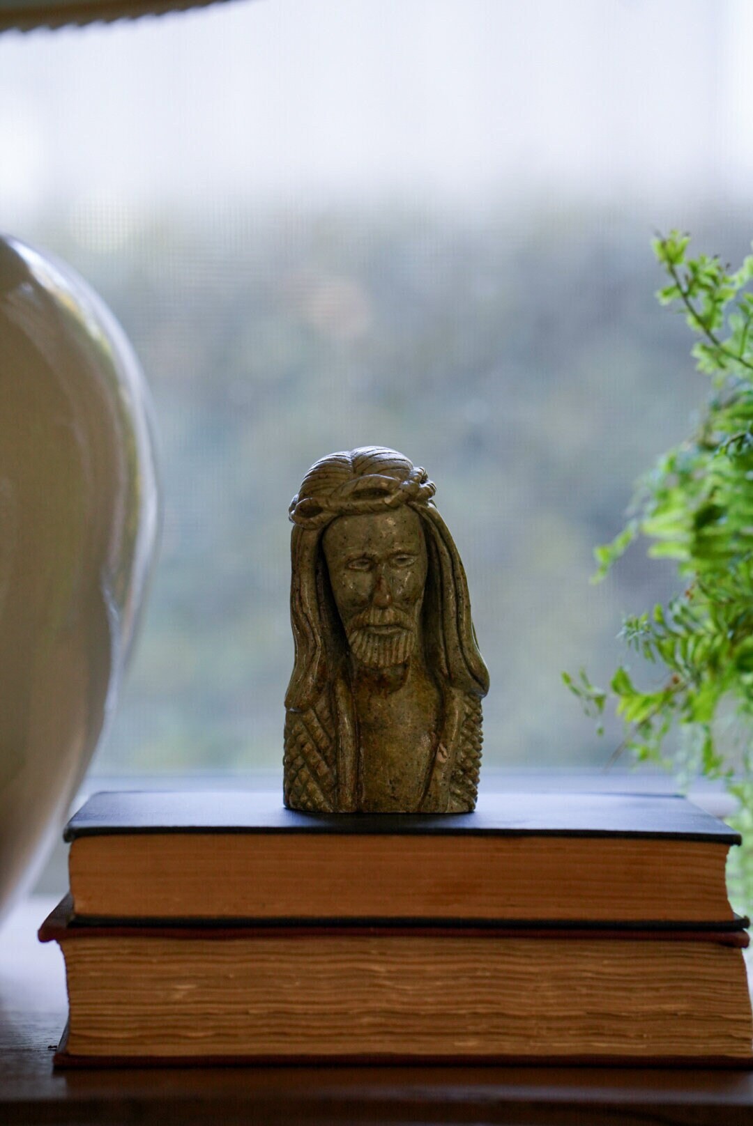 Hand Carved Figurine of Jesus From Natural Stone - Etsy
