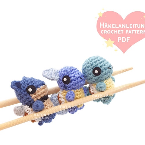 Lapras Amigurumi Crochet Pattern - Etsy