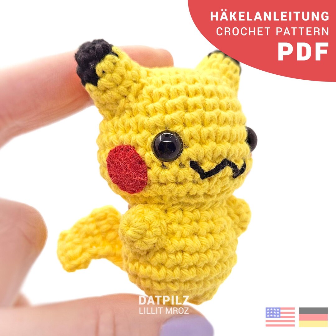 Crochet Pattern PDF - Amigurumi - Pocket Monster - Chonkachu - Etsy