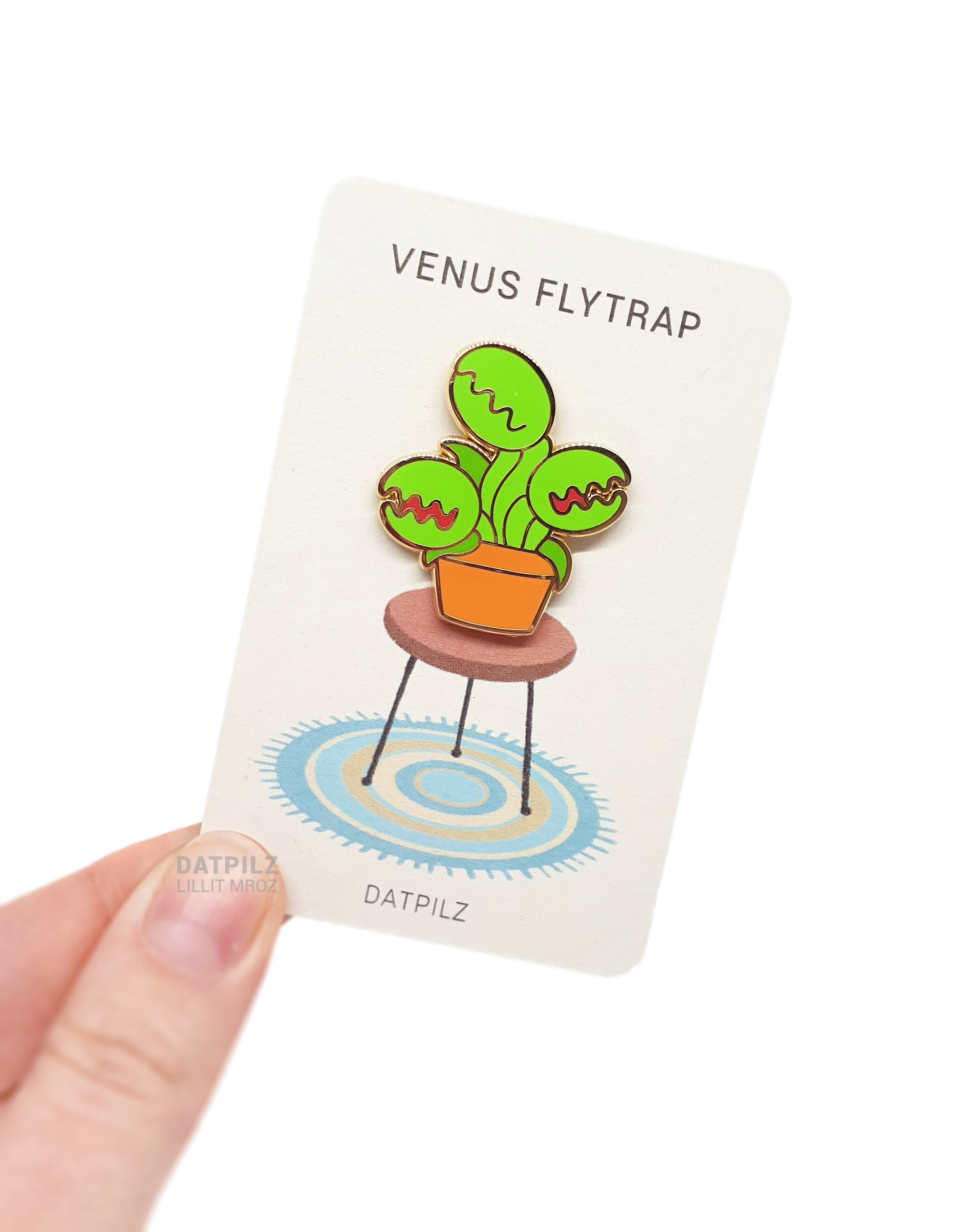 Venus Flytrap Hard Enamel Pin | Etsy