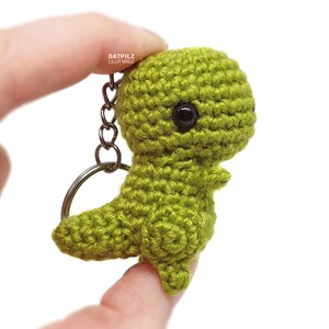 Crochet Pattern PDF - T-rex Keychain - Amigurumi - Etsy