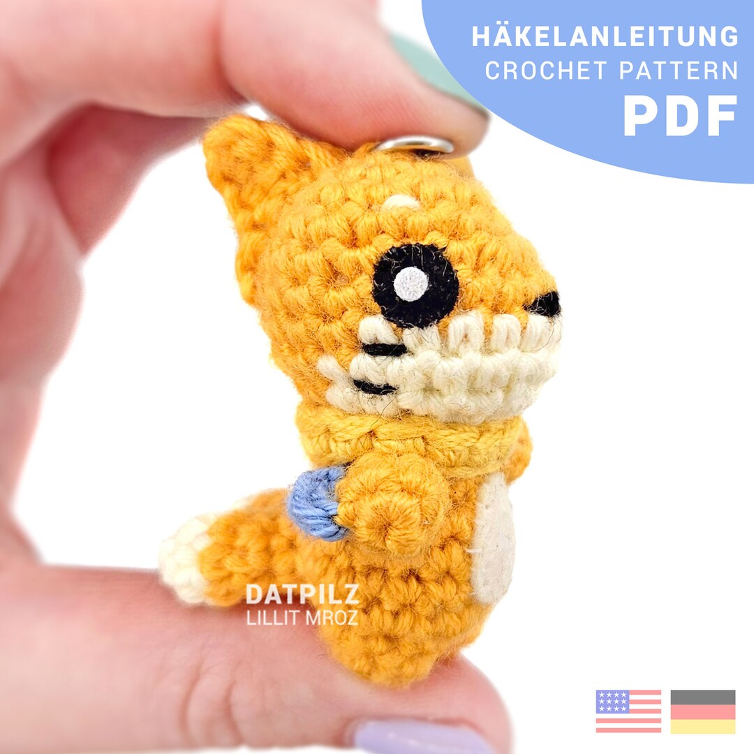 Crochet Pattern PDF - Amigurumi - Mini Pocket Monster - Weasel - Etsy