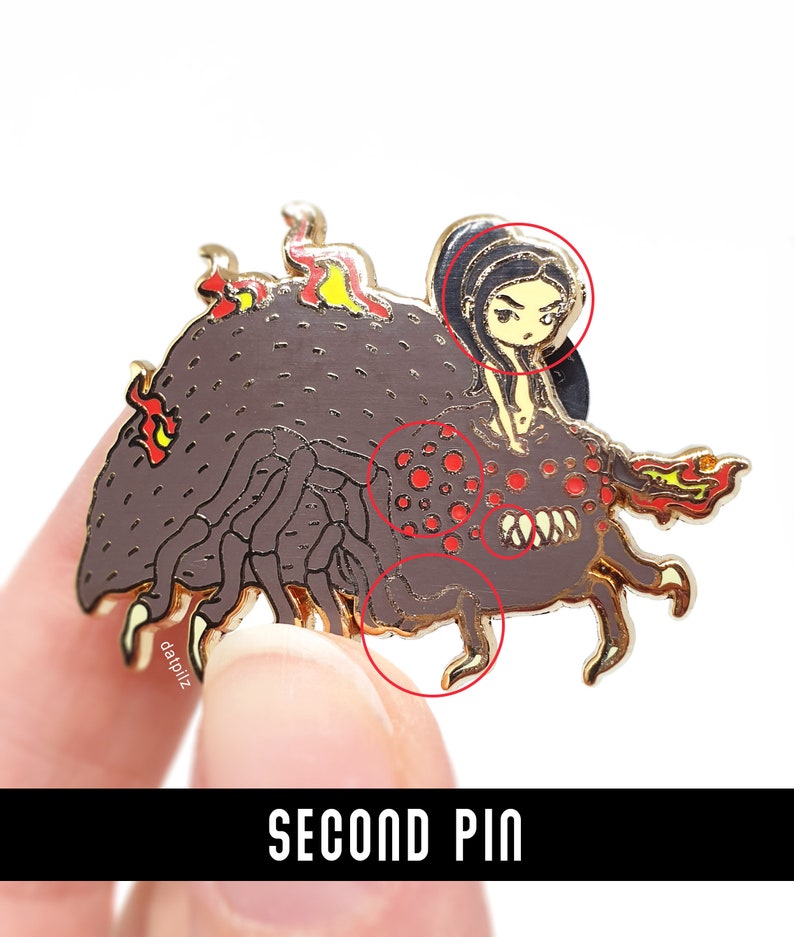 Witch of Chaos Hard Enamel Pin | Etsy