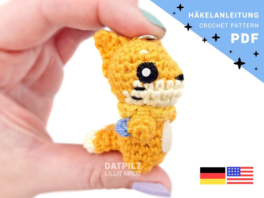 Crochet Pattern Amigurumi Mini Pocket Monster Weasel - Etsy
