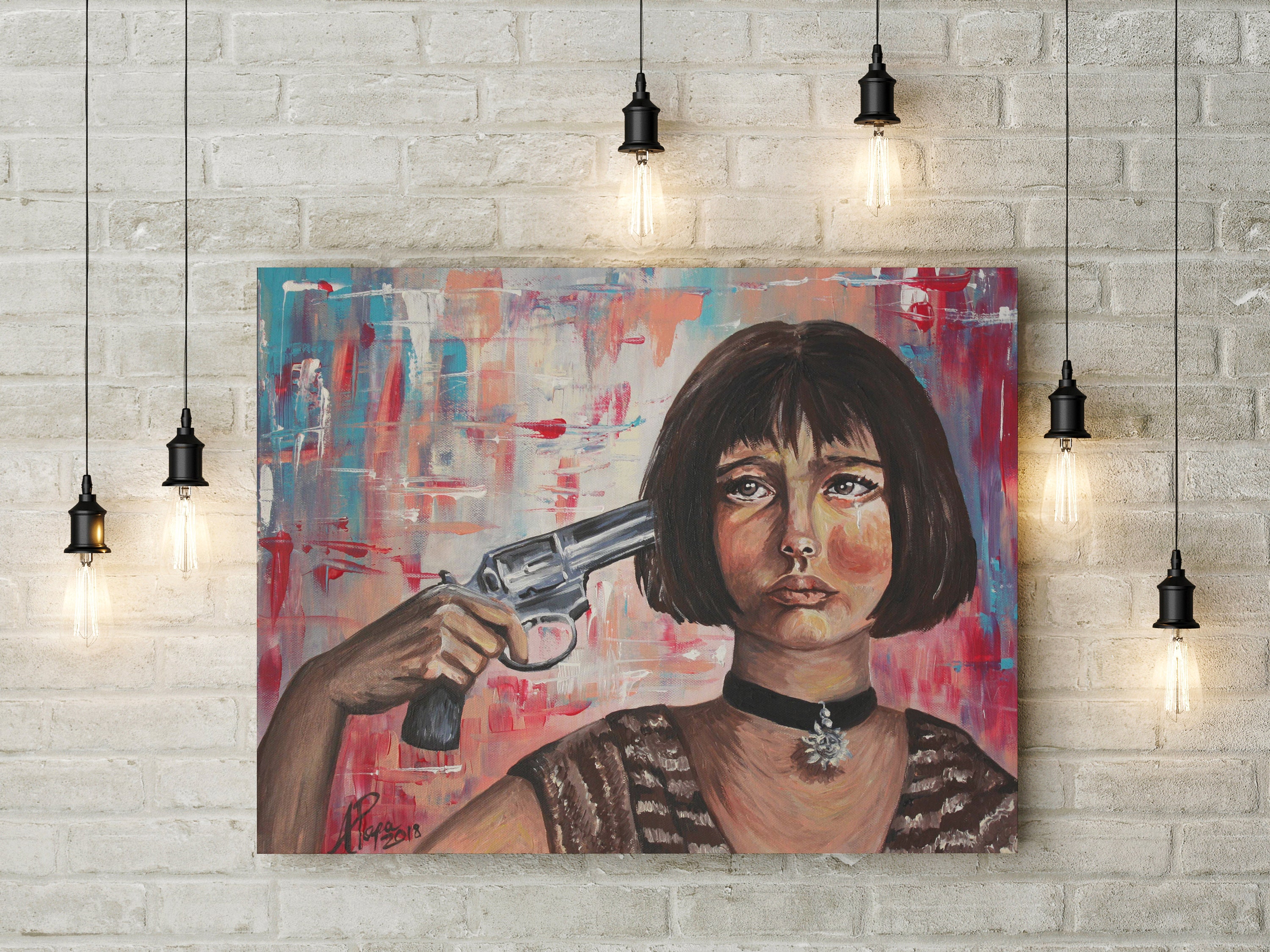 Mathilda. Leon: the Professional Original Portrait Painting - Etsy