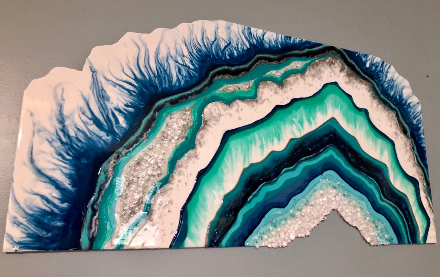 Resin Geode Art | Etsy