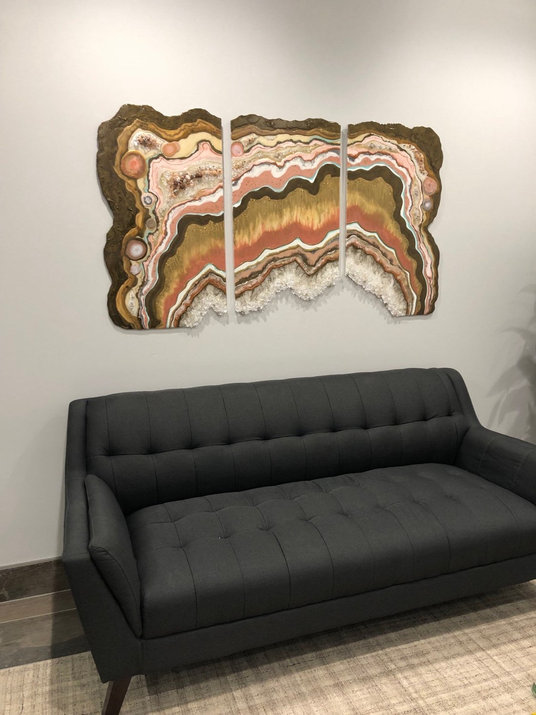 Custom Geode Mural - Etsy
