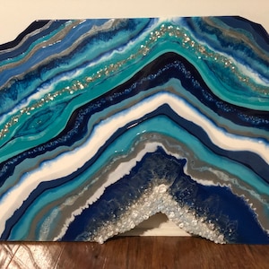 Custom Geode Wall Art - Etsy