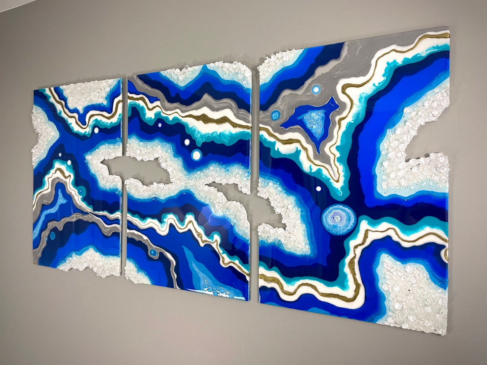 Geode Wall Art - Etsy