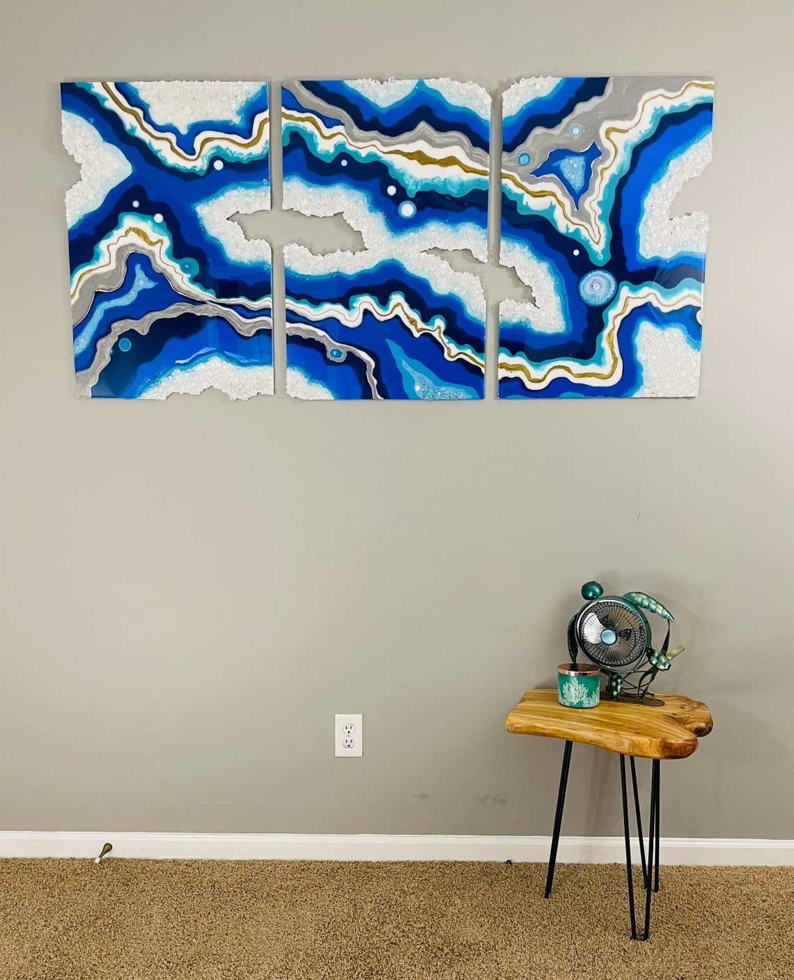 Geode Wall Art - Etsy