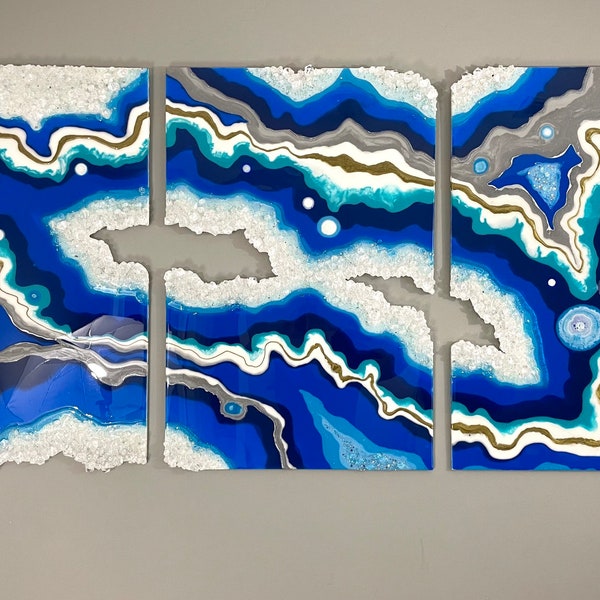 Geode Wall Art - Etsy