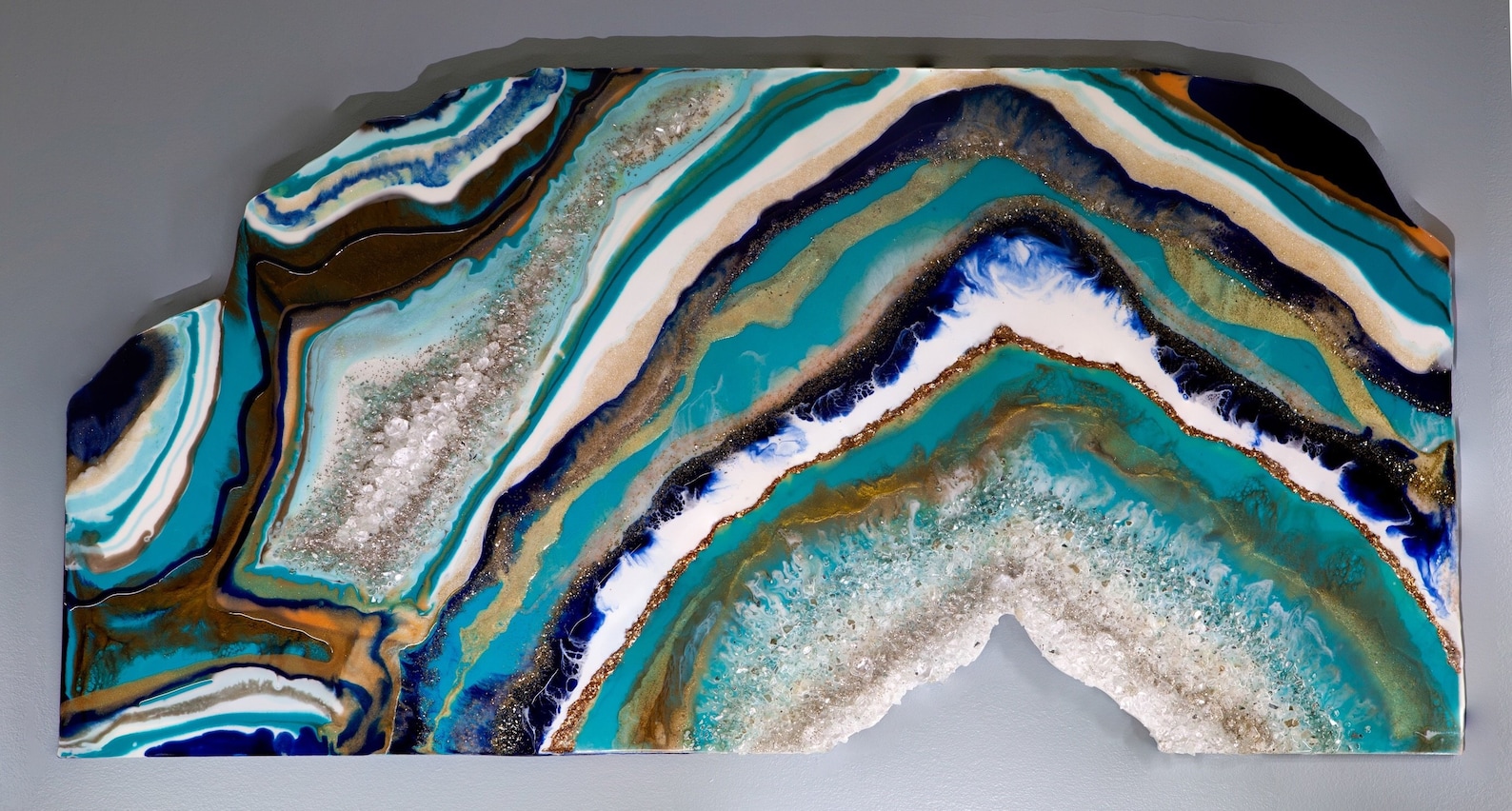 Custom Geode Wall Art - Etsy