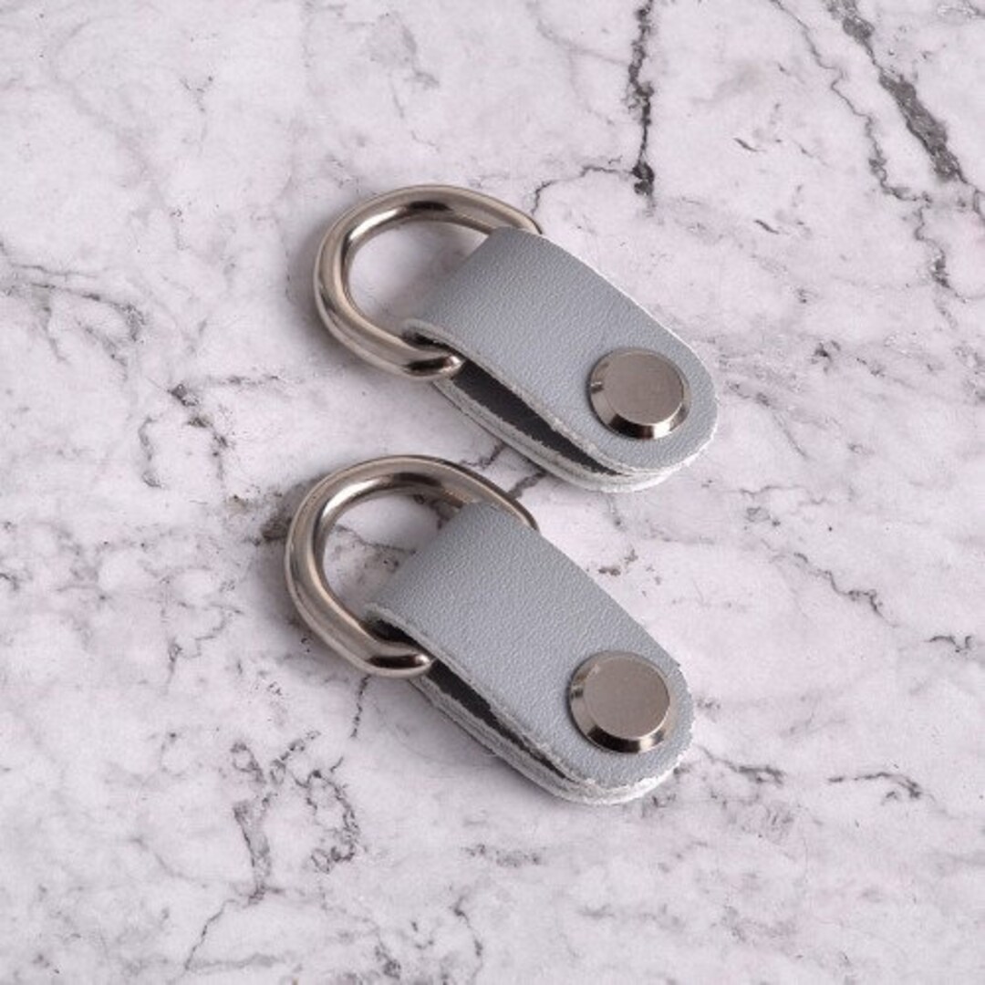 Vegetable Leather Bag Loops With Screws and D-rings to Attached Strap ...