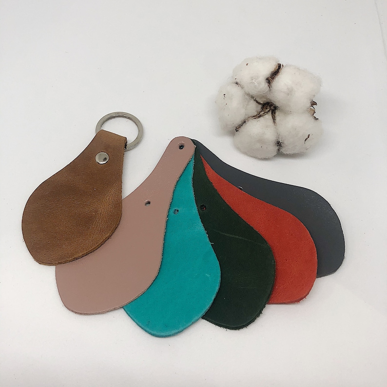 Leather Blank for Keychain Produce Custom Keychains Key - Etsy