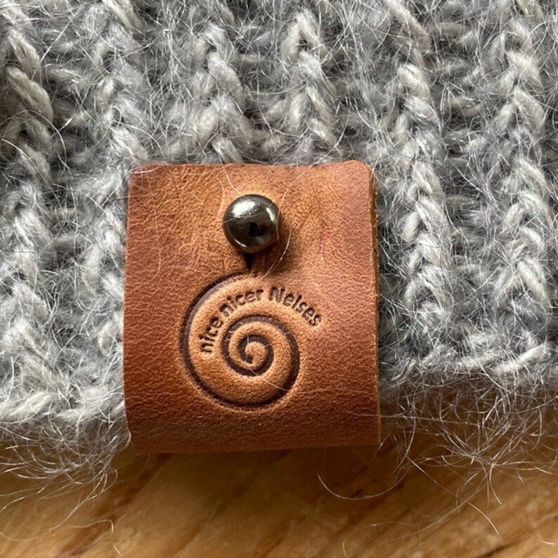 Custom Personalized Tags Rivet Beanie Tags for Crochet and | Etsy