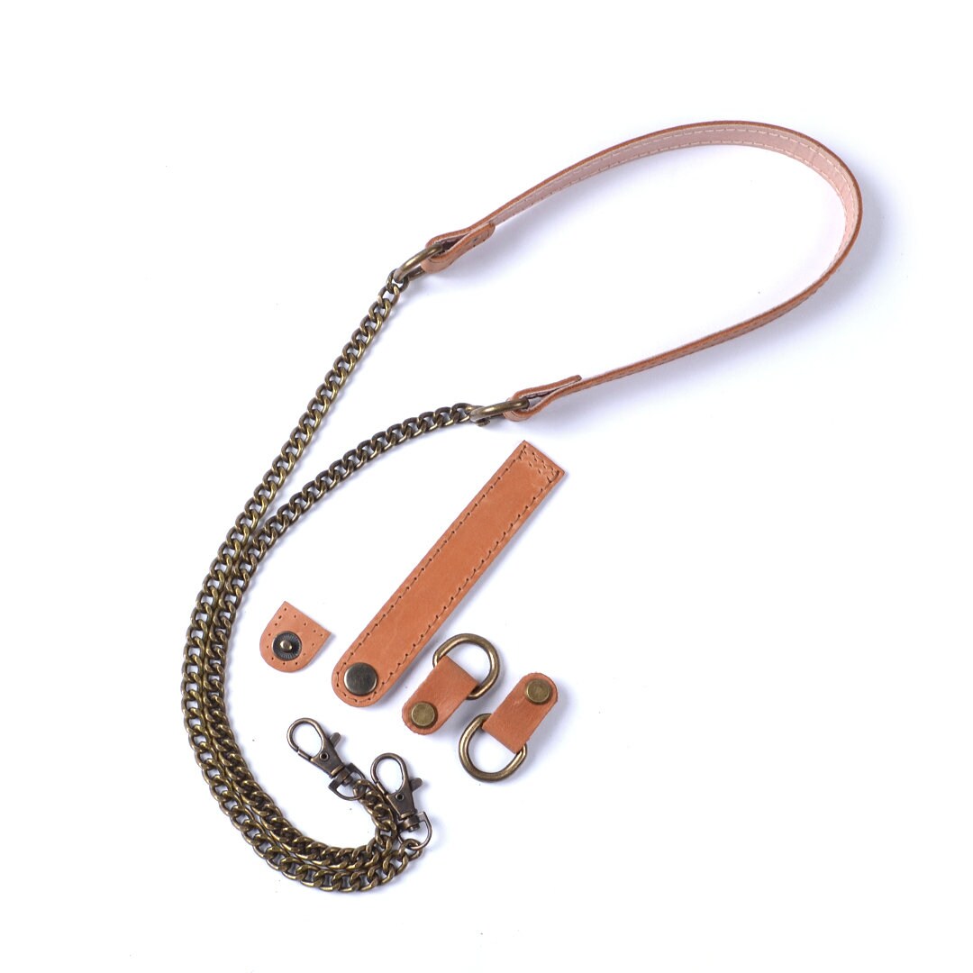 Set of Genuine Leather for Shell Bags, Tie a Bag With a Buckle, Loops ...