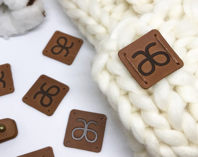 Custom Leather Tags With Holes Leather Labels Personalized - Etsy
