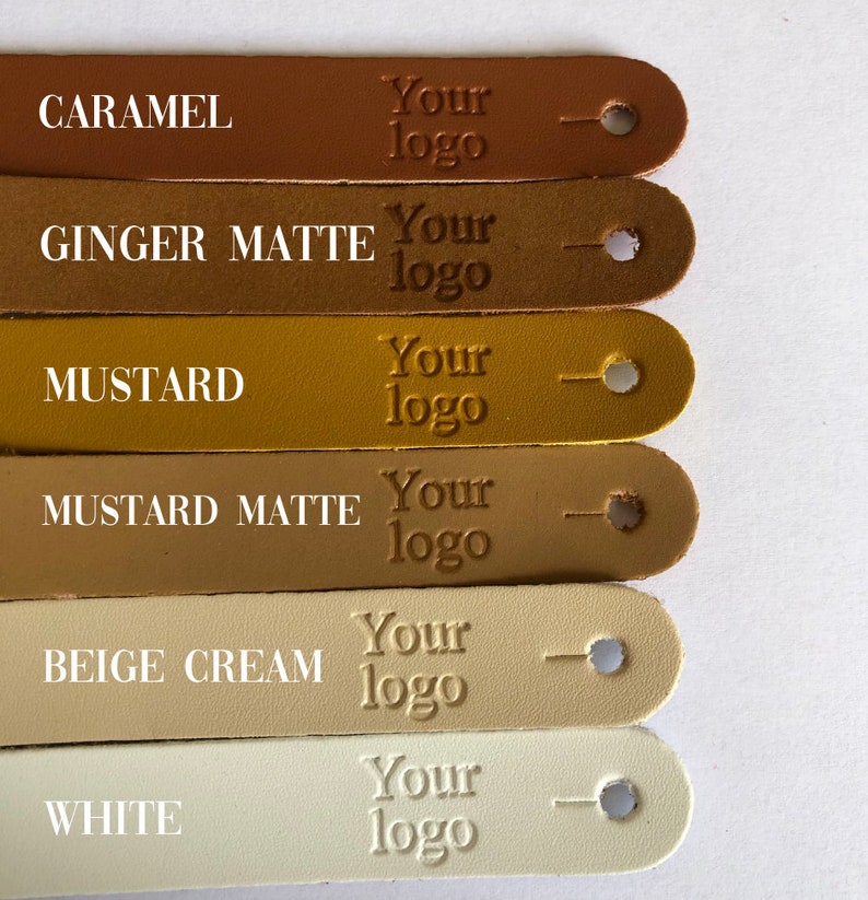 Custom Faux Leather Tags With Rivets Personalized Eco Faux - Etsy