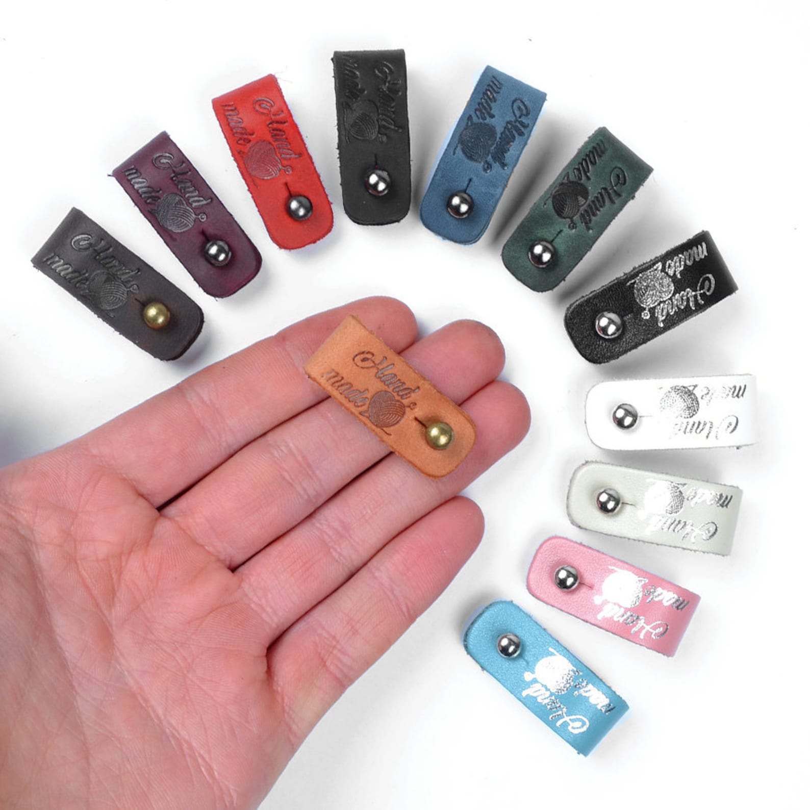 Handmade Tags Knitting Tags Crochet Labels Leather Tags - Etsy UK