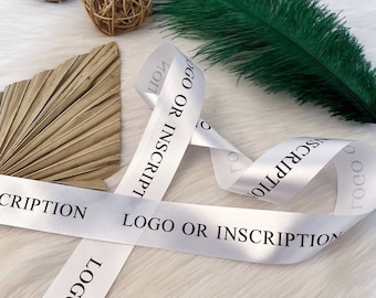 Custom Logo Ribbon - Etsy
