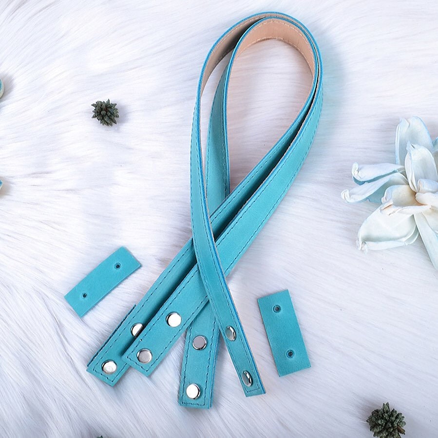 Purse Handles Leather Handles for Baskets Crochet Handles - Etsy