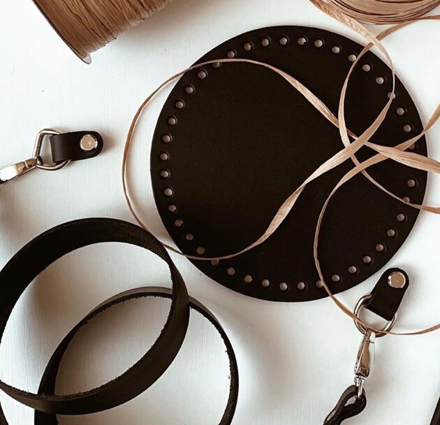 Genuine Leather Bag Loops With Screws and D-rings to Attached | Etsy