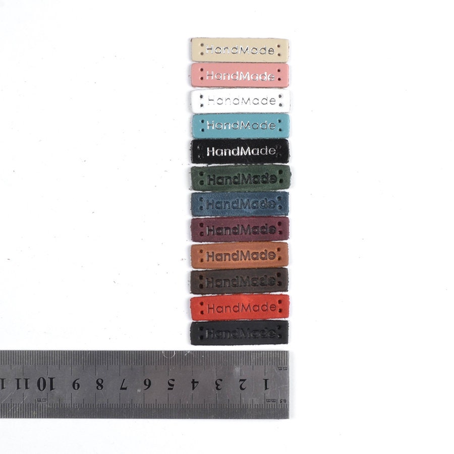 Handmade Knitting Tag Crochet Labels Leather Tags Label for - Etsy