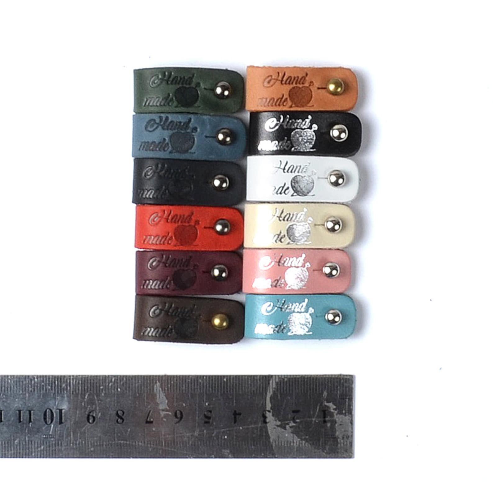 Handmade Tags Knitting Tags Crochet Labels Leather Tags - Etsy