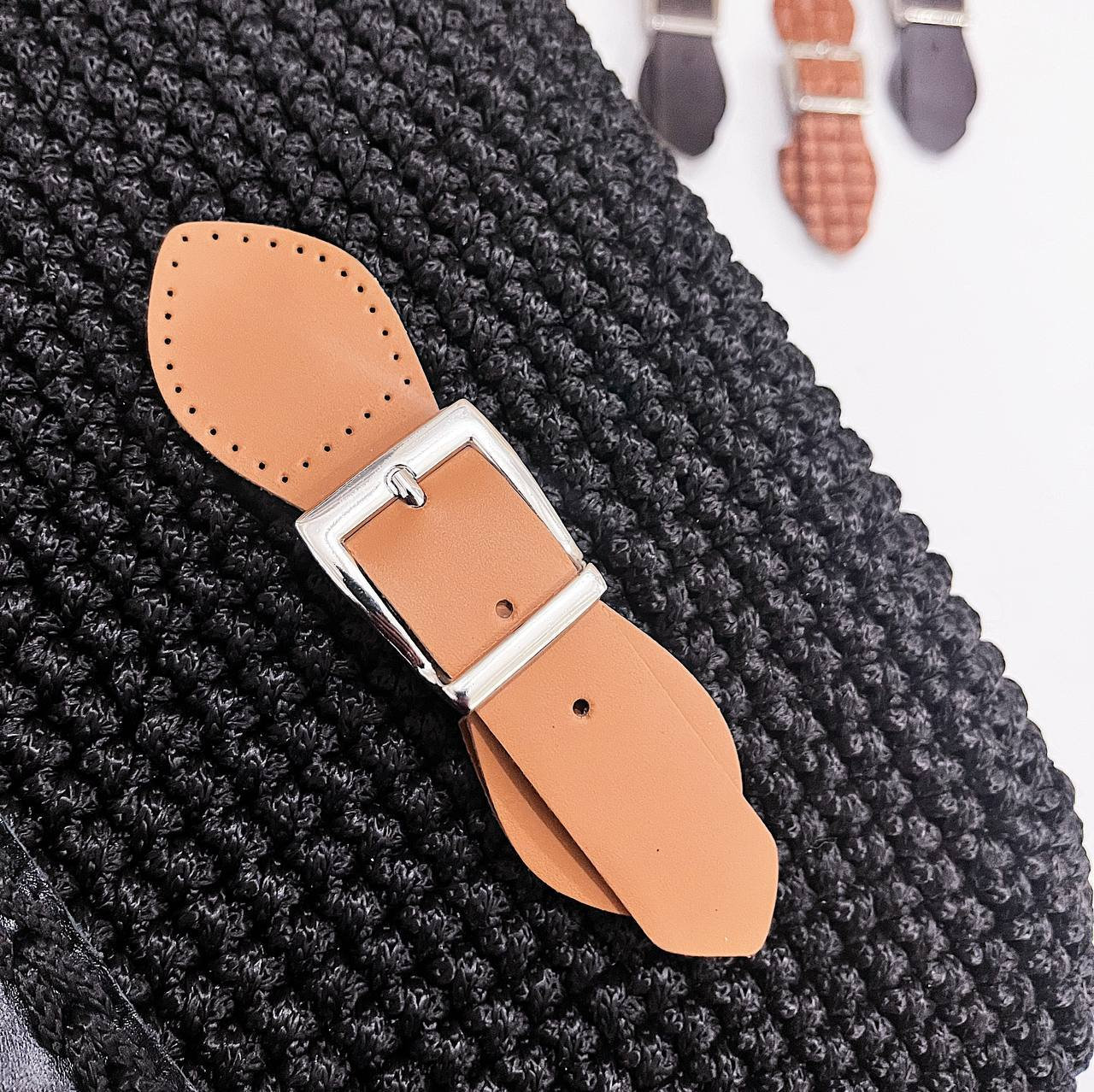 Leather Buckle for Making Bags and Backpacks, Leather Clasp for Crochet ...