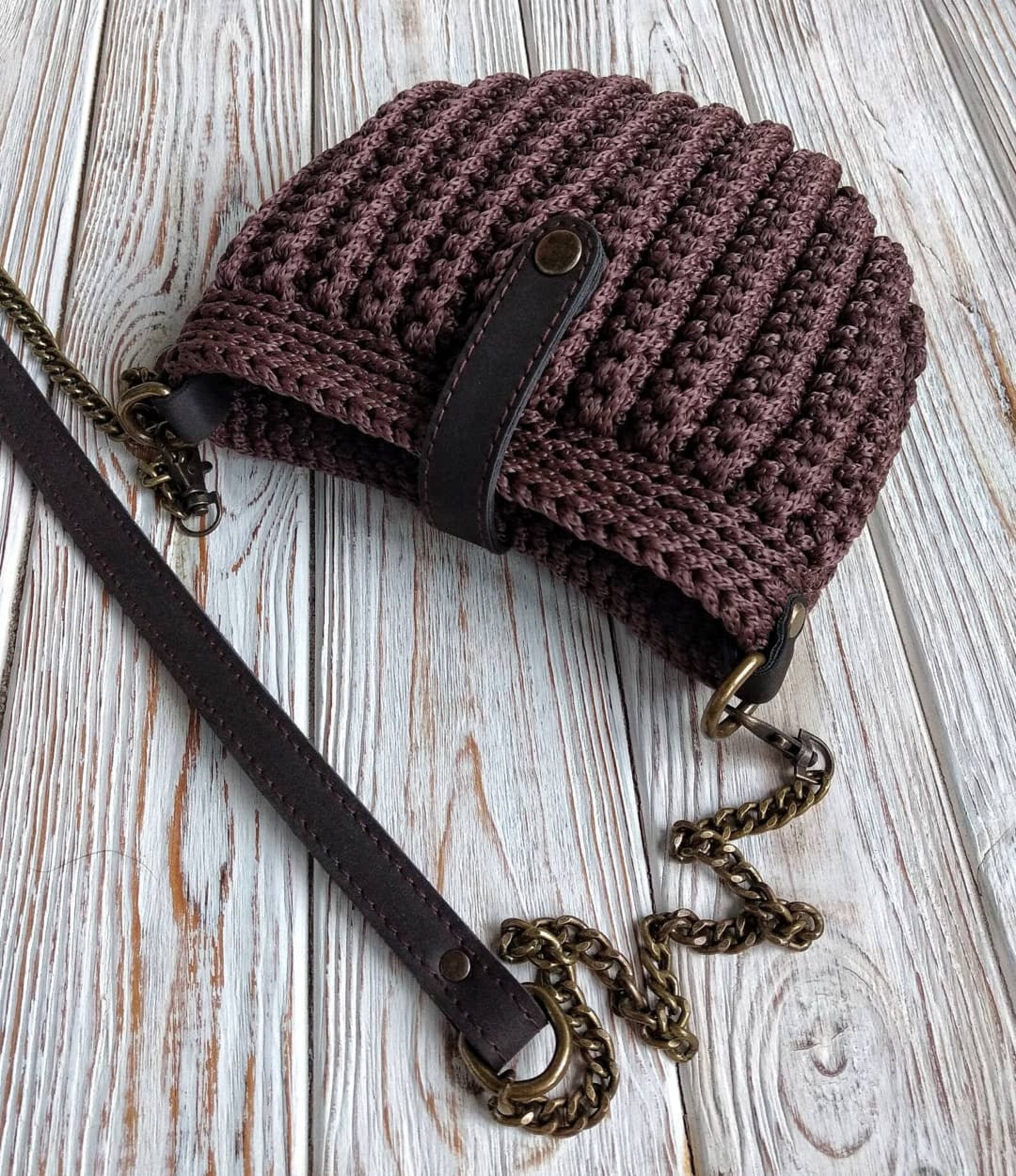 Set of Eco Leather for Shell Bags Tie a Bag With a Buckle - Etsy