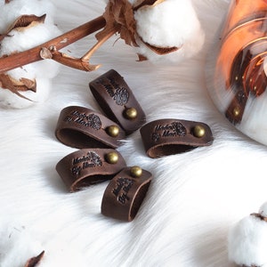 Personalized Leather Tags Rivet Tags Labels For Knitting No Stitch