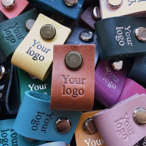 Custom Tags for Handmade Items Real Leather Personalized - Etsy